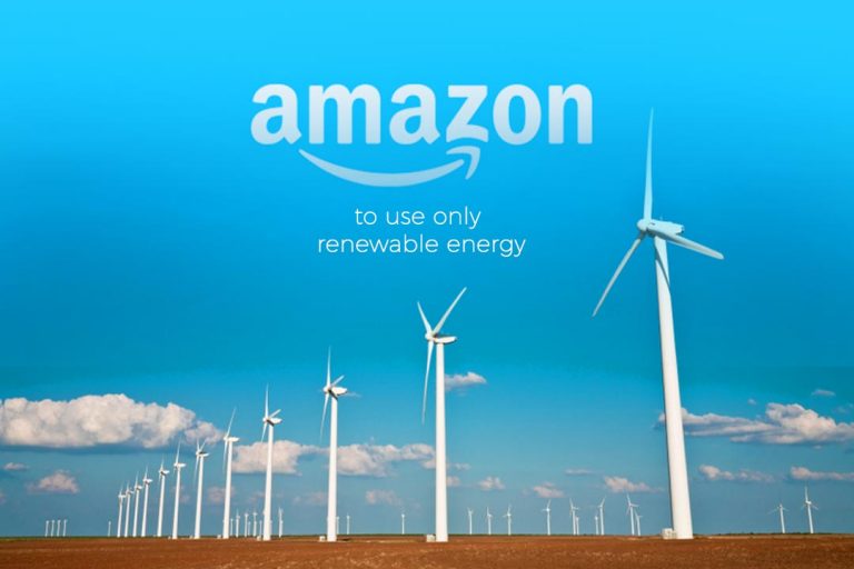 Amazon guaranteed to use only Renewable Energy during next decade