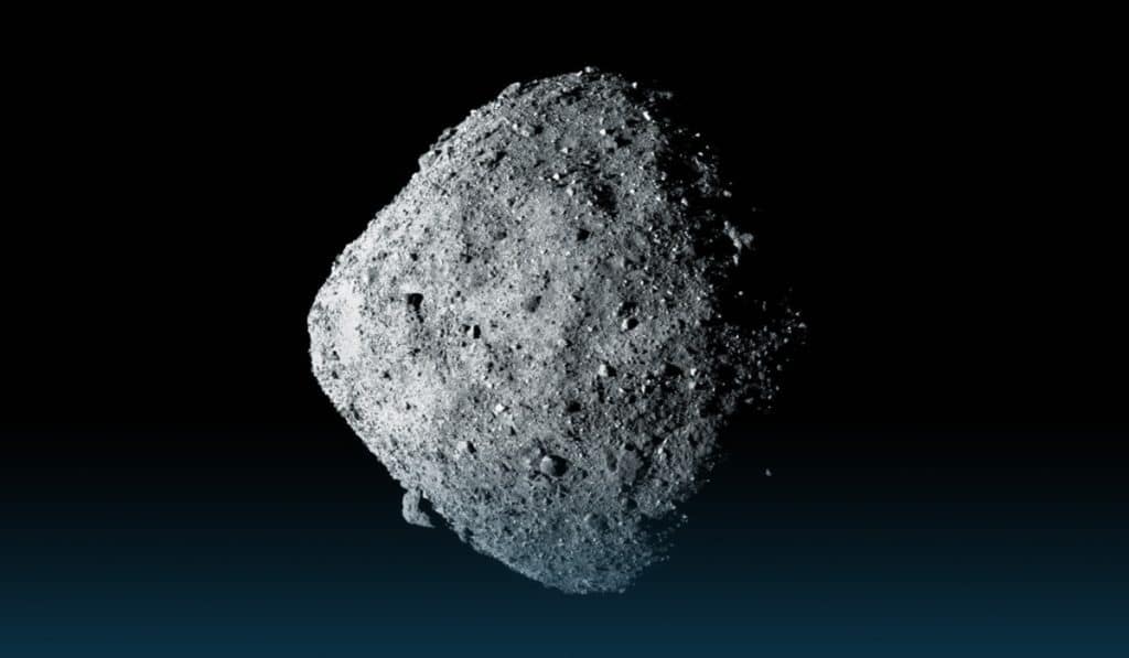 Some sample particles of asteroid Bennu are leaking into Space
